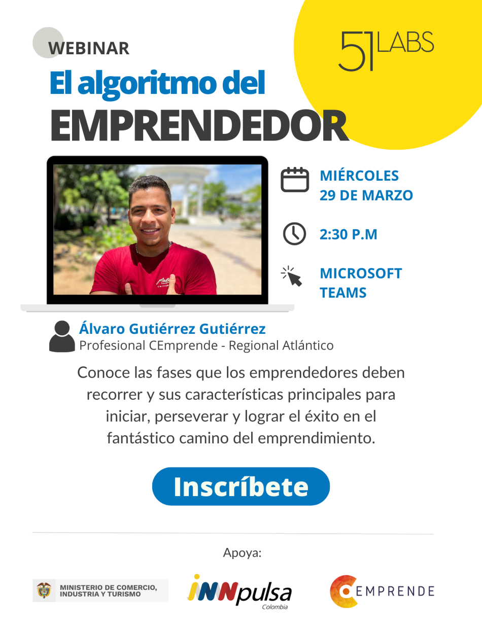 Webinar: El Algoritmo del Emprendedor | CEmprende